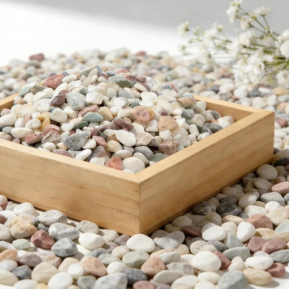 3/8 Inch Decorative Pebbles, River Rocks for Indoor Plants, Succulents ...