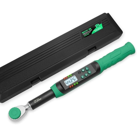 3/8 Inch Drive Digital Torque Wrench, 2.21-44.25Ft.lb/3-60N.m, with ...