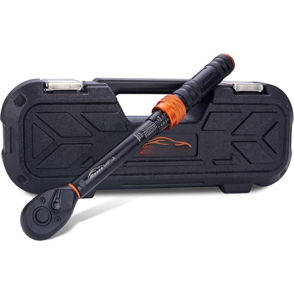 3/8-Inch Drive Torque Wrench, 5-45 Ft-Lb (6.8-61 Nm), +-3% Accuracy, 72 ...