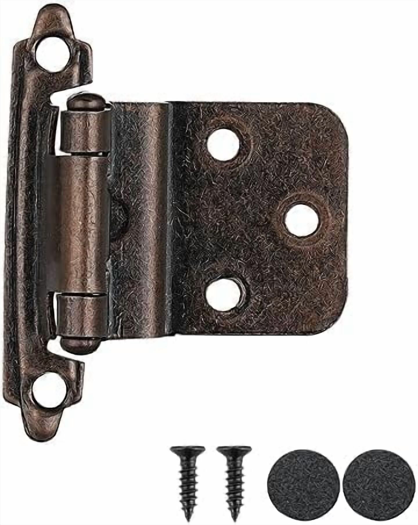 3/8 Inch Inset Cabinet Door Hinges Oil Rubbed Bronze, 50 Pack 25 Pairs ...