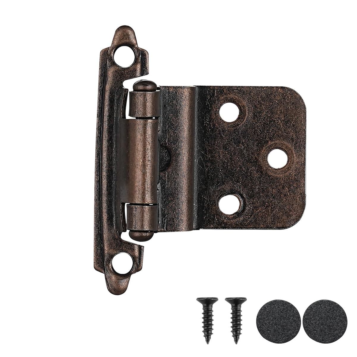 3/8 Inch Inset Cabinet Door Hinges Oil Rubbed Bronze, 50 Pack 25 Pairs ...