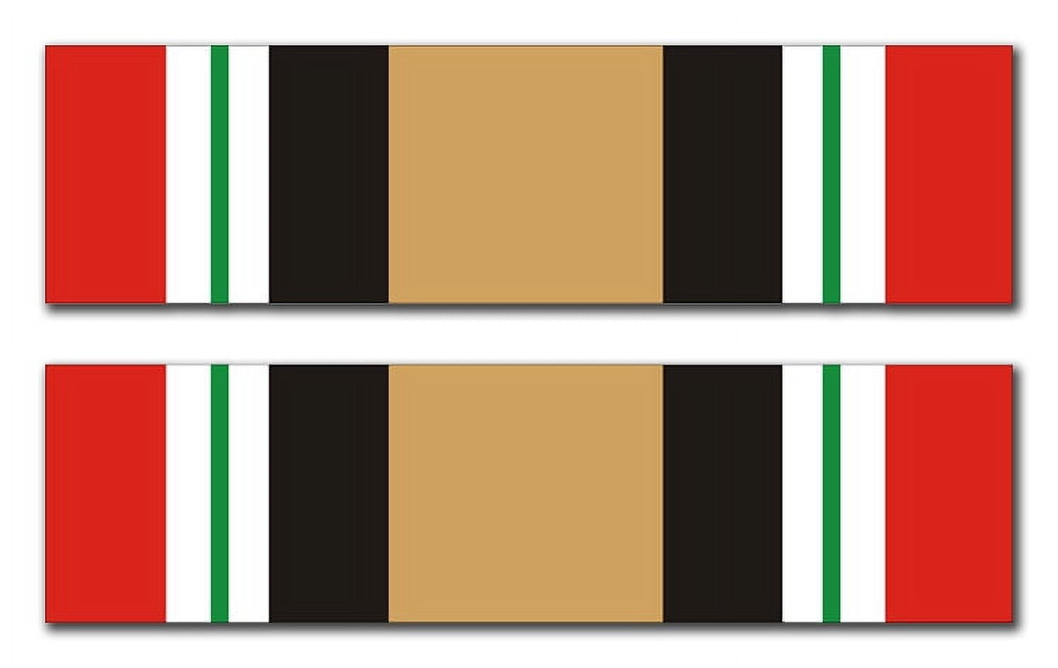 3.8 Inch Iraq Campaign Ribbon Bumper Sticker - Walmart.com