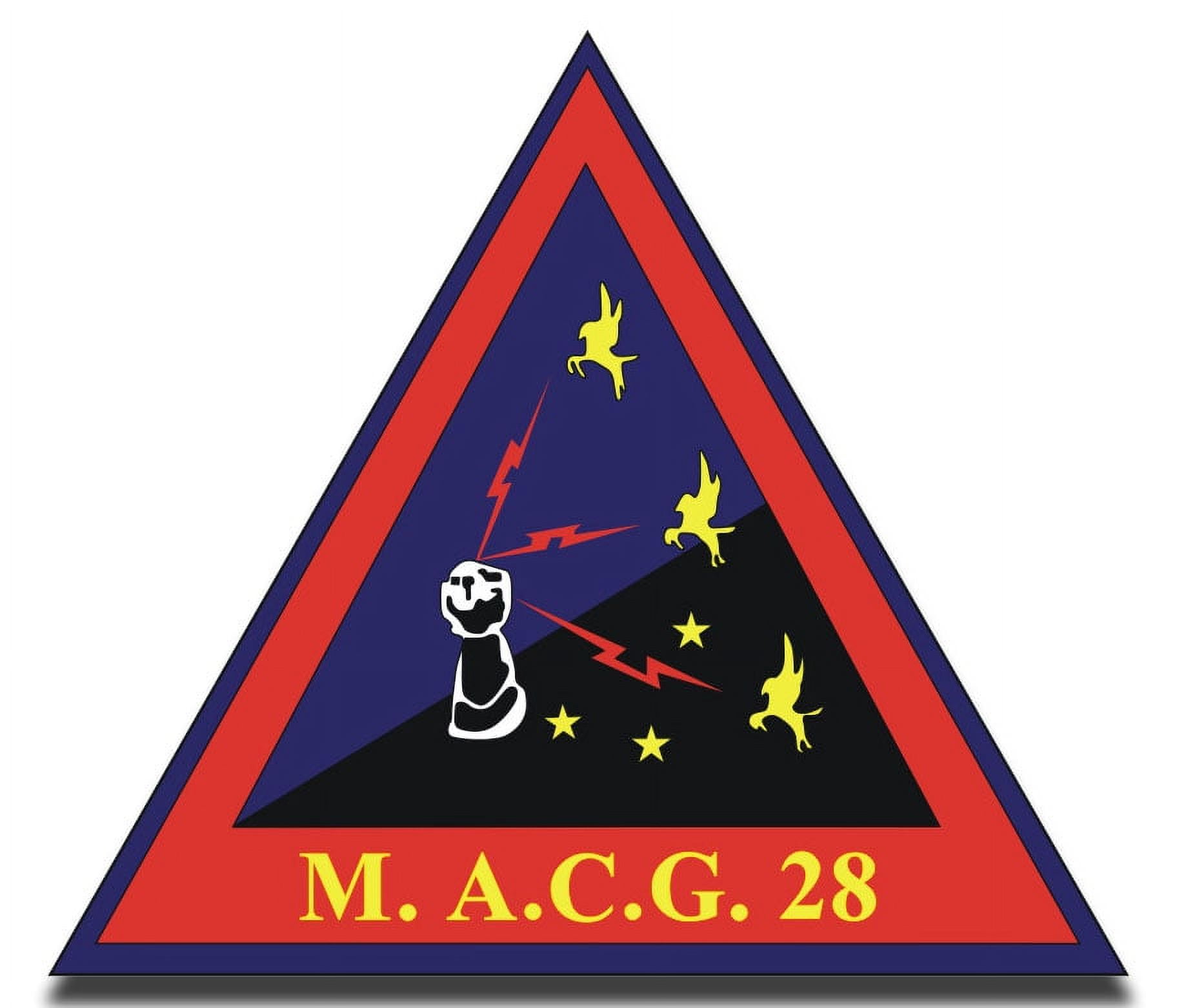 3.8 Inch Marine Air Control Group MACG 28 2nd MAW Sticker Decal ...