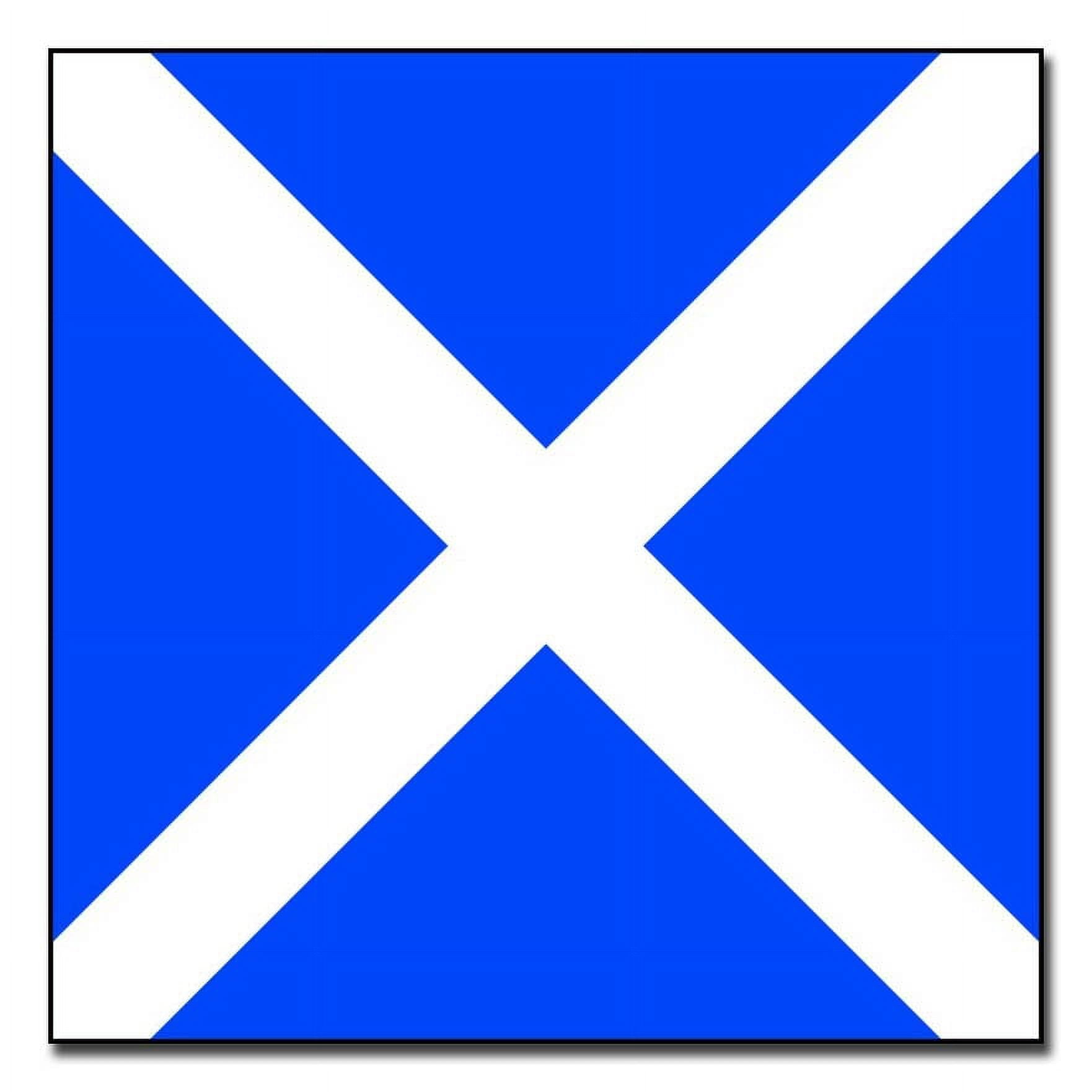 3.8 Inch Mike Signal Flag Sticker Decal - Walmart.com