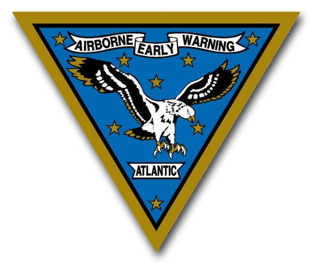 3.8 Inch Navy AEW Atlantic Vinyl Transfer Decal - Walmart.com
