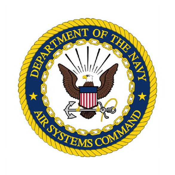 3.8 Inch Navy Air Systems Command Vinyl Transfer Decal - Walmart.com