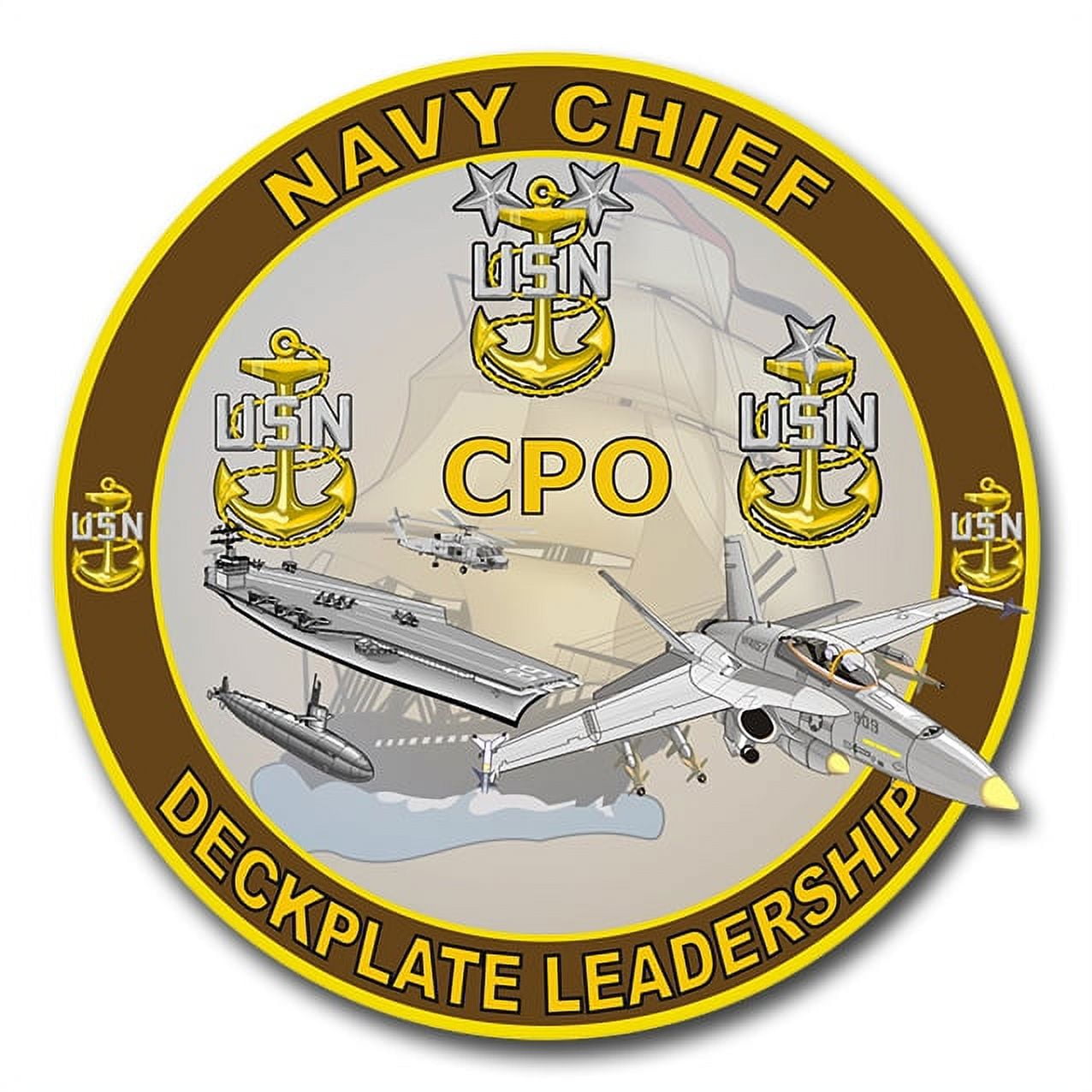 Navy Chief Stickers