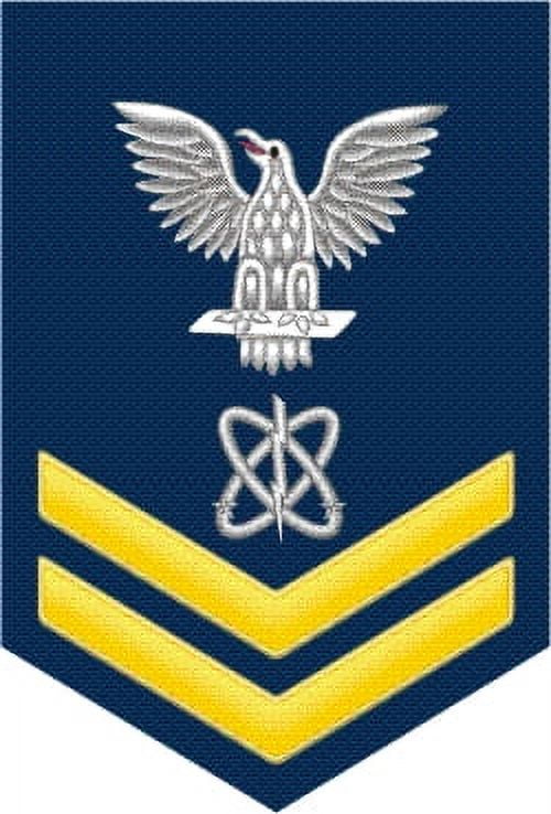 3.8 Inch Navy Gold E-5 Electronics Warfare Technician EW Decal Sticker ...