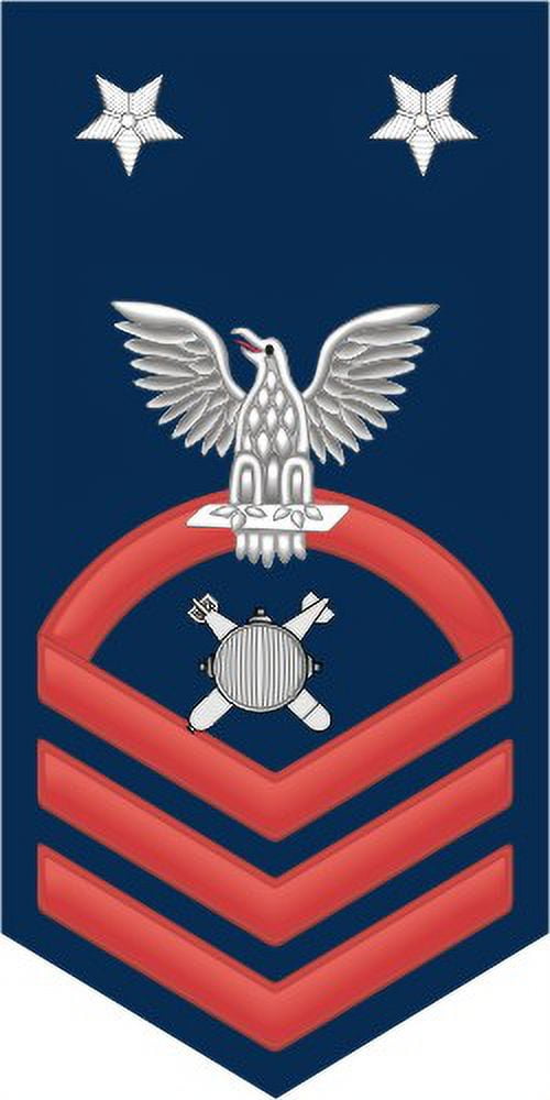 3.8 Inch Navy Master Chief Red E-9 Explosive Ordinance Disposal EOD ...