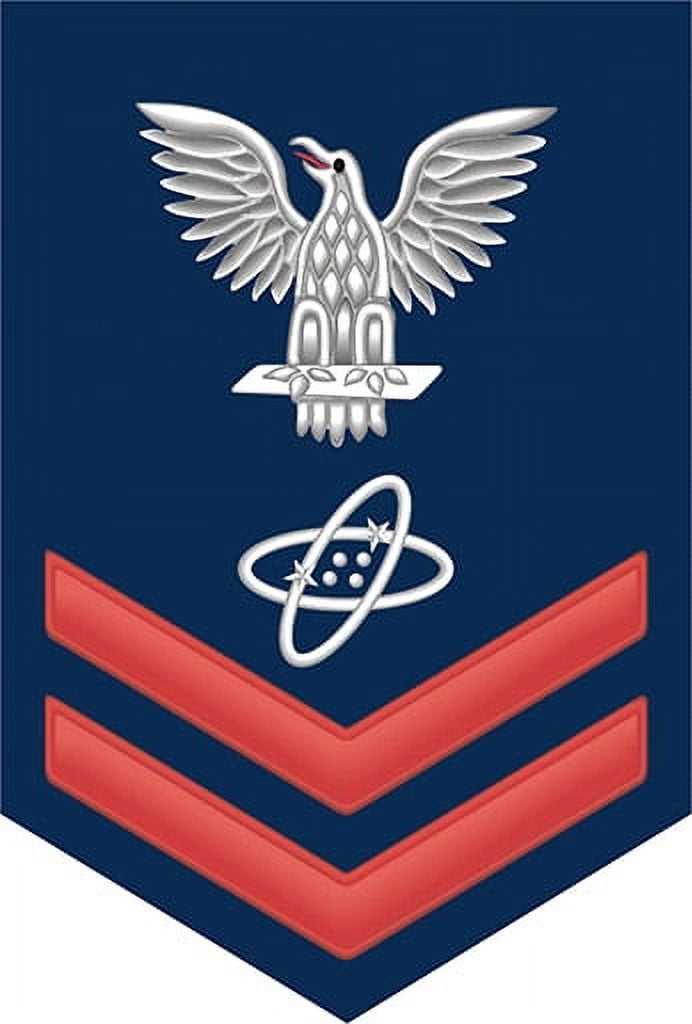 3.8 Inch Navy Red E-5 Electronics Technician ET Decal Sticker - Walmart.com