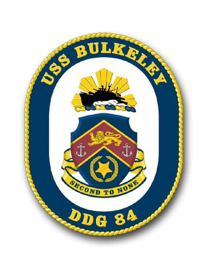 3.8 Inch Navy USS Bulkeley DDG-84 Vinyl Transfer Decal - Walmart.com