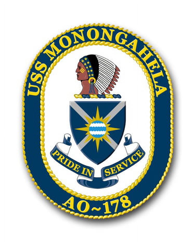 3.8 Inch Navy USS Monongahela AO-178 Vinyl Transfer Decal - Walmart.com