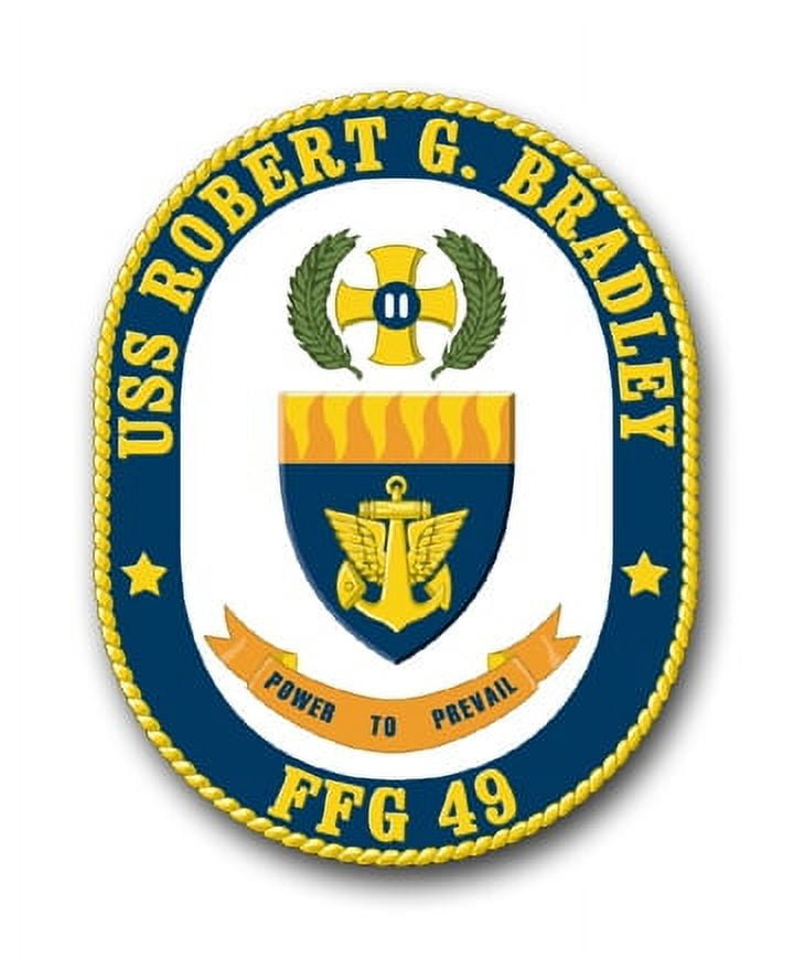 3.8 Inch Navy USS Robert G. Bradley FFG-49 Vinyl Transfer Decal ...