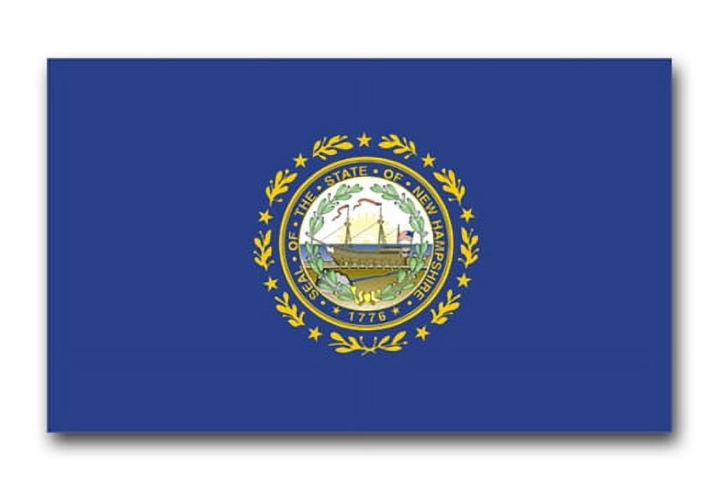 3.8 Inch New Hampshire State Flag Vinyl Transfer Decal - Walmart.com