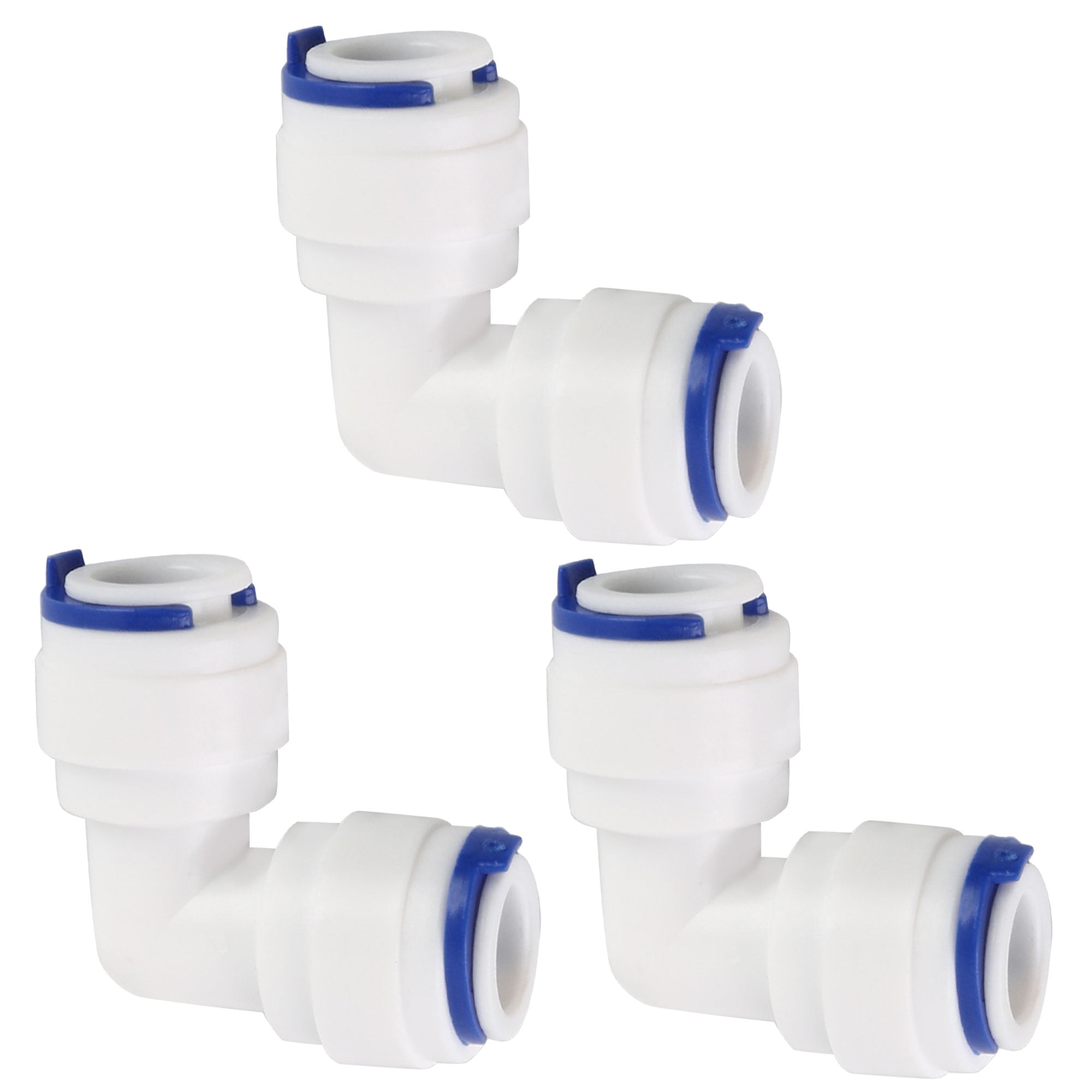3/8 Inch OD Elbow Quick Water Purifier Tube Fitting Connectors Filter ...