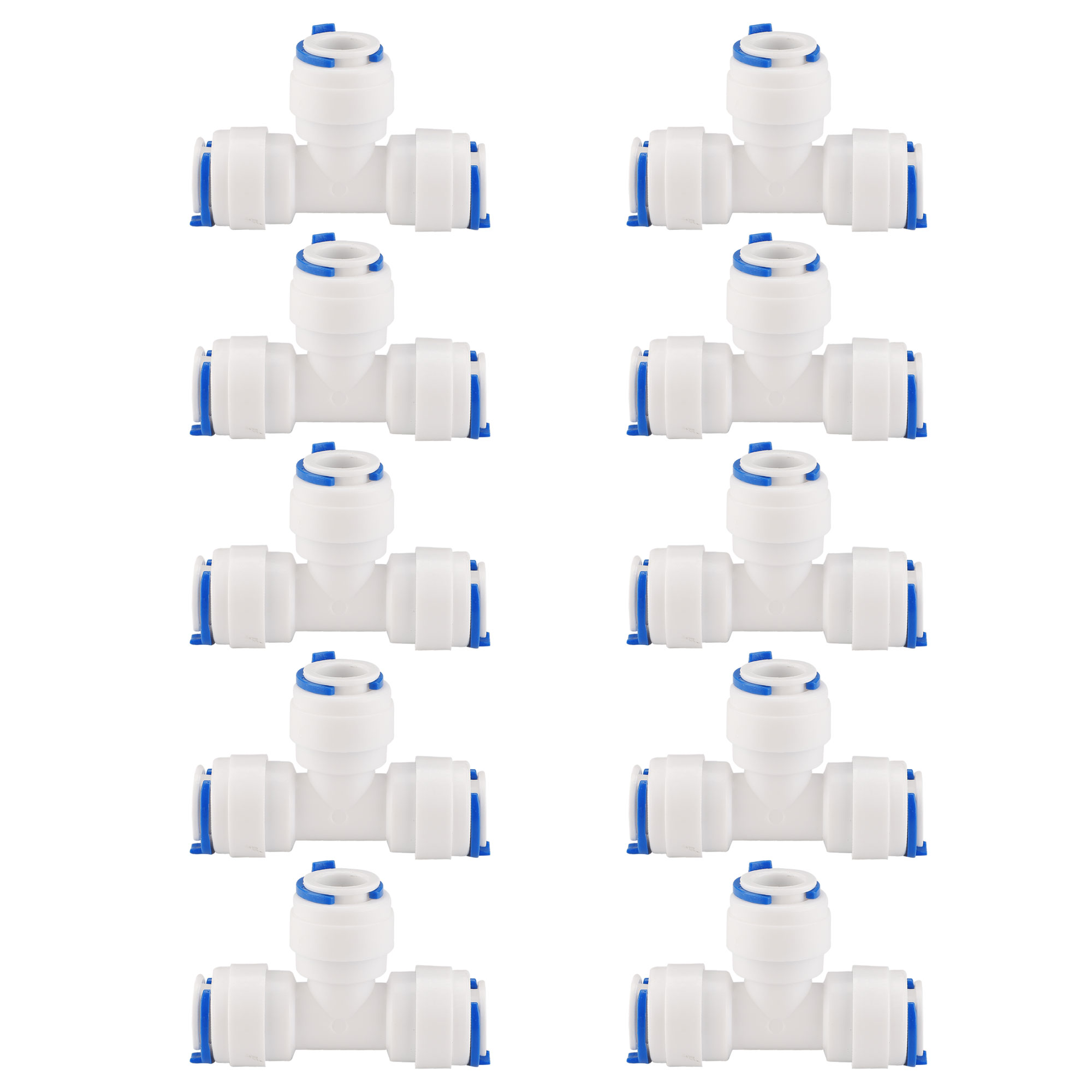 3/8 Inch OD Tee-type Quick Connect Water Purifier Tube Fittings ...