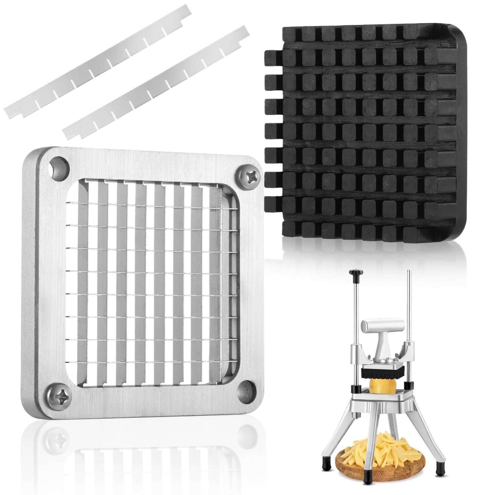 3/8 Inch Replacement Blade, Stainless Steel Cutter and Pusher Block ...