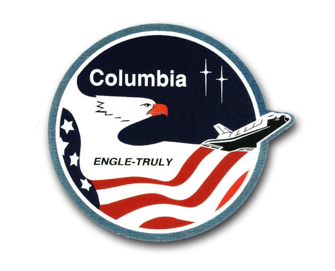 3.8 Inch SPACE SHUTTLE COLUMBIA STS-03 VINYL TRANSFER DECAL - Walmart.com