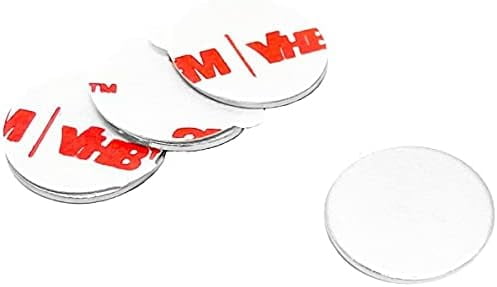 3/8 Inch Steel Disc with 3M Adhesive, Blank Metal Strike Plates (80 ...