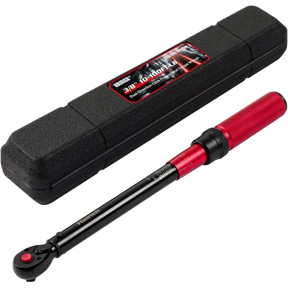 3/8-Inch Torque Wrench, Dual-direction Torque Wrenches 10-100ft.lb/13.6 ...