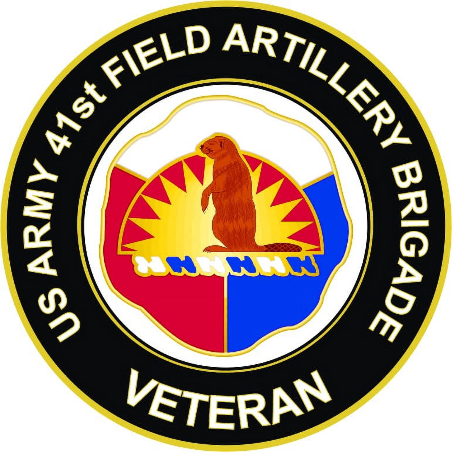 3.8 Inch U.S. Army 41st Field Artillery Brigade Unit Crest Veteran ...