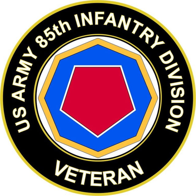 3.8 Inch U.S. Army 85th Infantry Division Veteran Sticker Decal ...