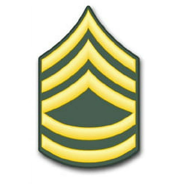 3.8 Inch U.S. Army E-7 Sergeant 1st Class Rank Insignia Window Sticker ...