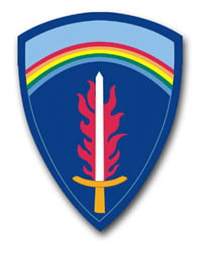 3.8 Inch U.S. Army Europe Command Patch Vinyl Transfer Decal - Walmart.com