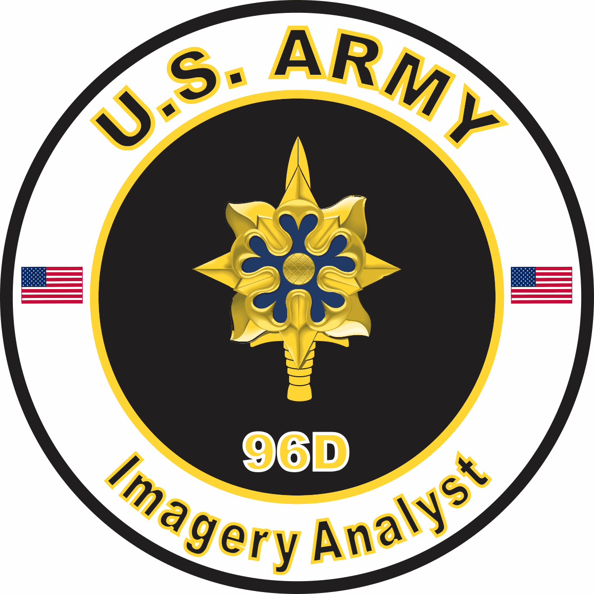 3.8 Inch U.S. Army MOS 96D Imagery Analyst - Walmart.com