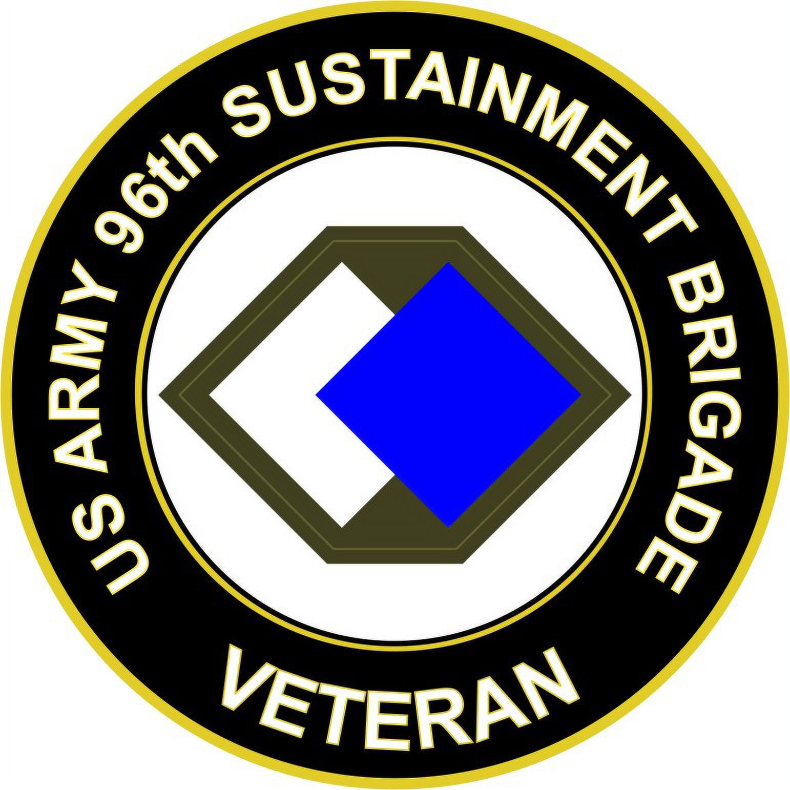 3.8 Inch U.S. Army Veteran 96th Sustainment Brigade Decal Sticker ...
