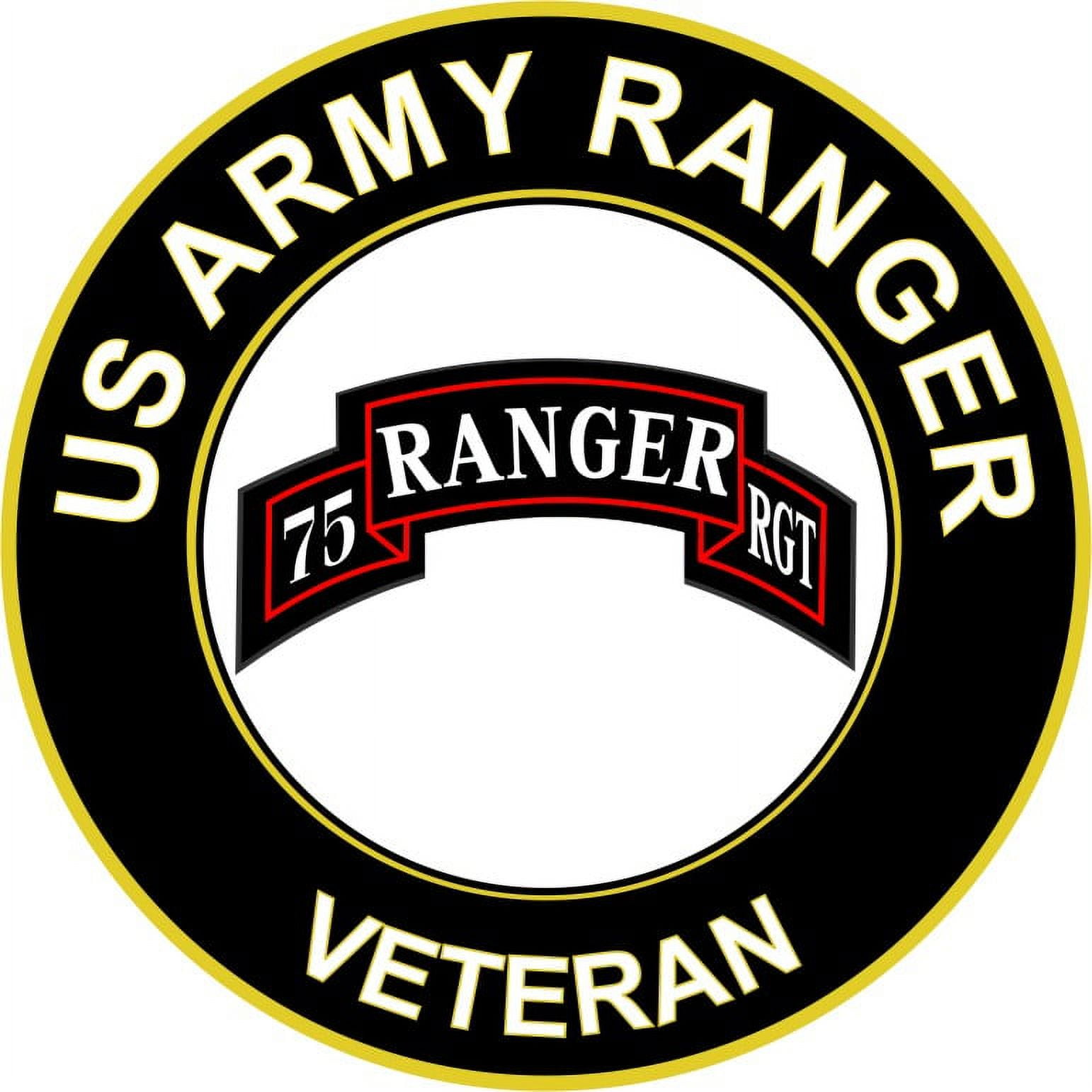 3.8 Inch U.S. Army Veteran Airborne Rangers Sticker Decal - Walmart.com