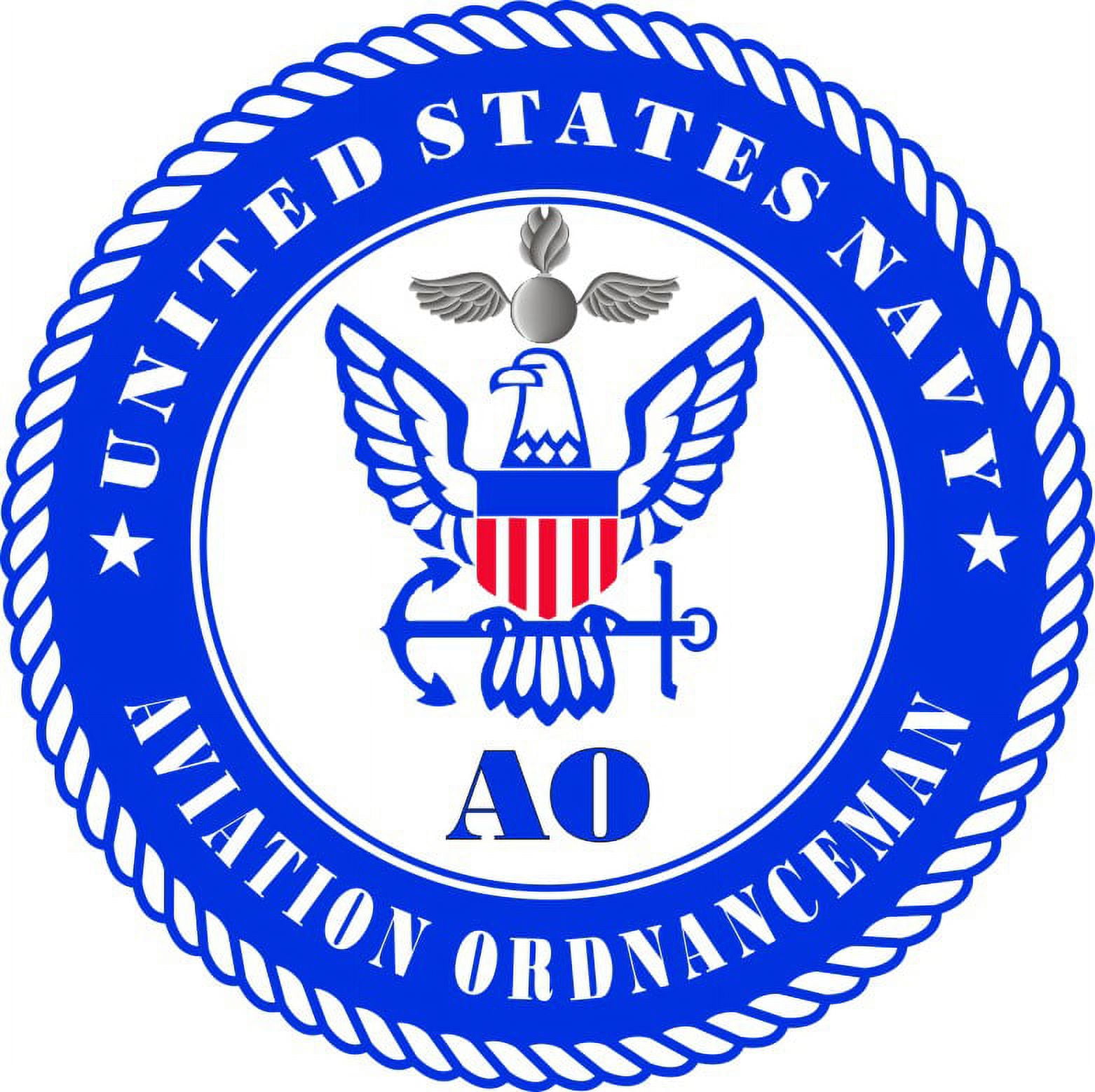 3.8 Inch U.S. Navy Aviation Ordnanceman Decal Sticker - Walmart.com