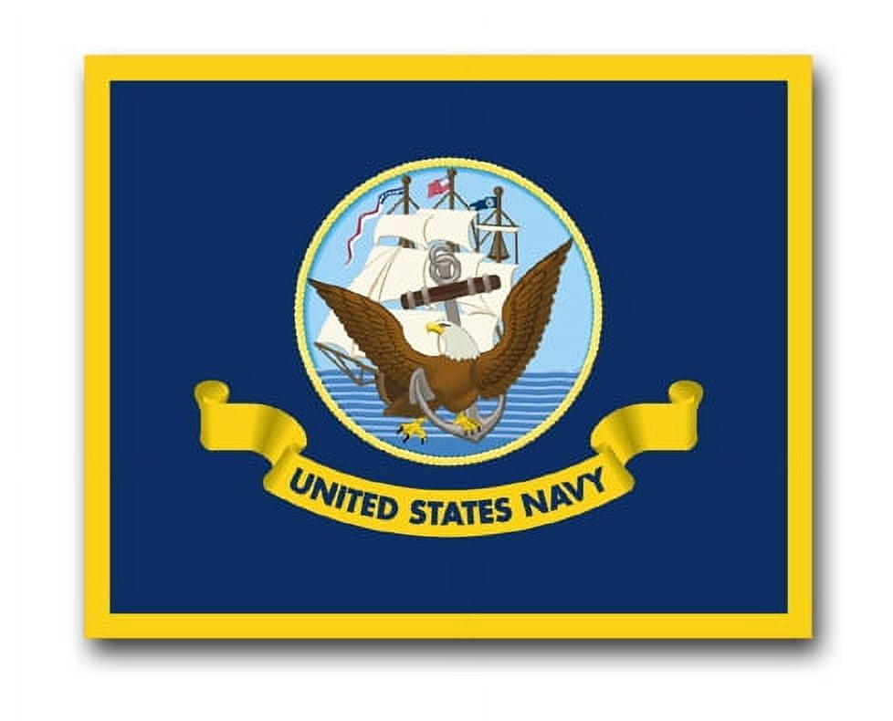 3.8 Inch U.S. Navy Flag Vinyl Transfer Decal - Walmart.com