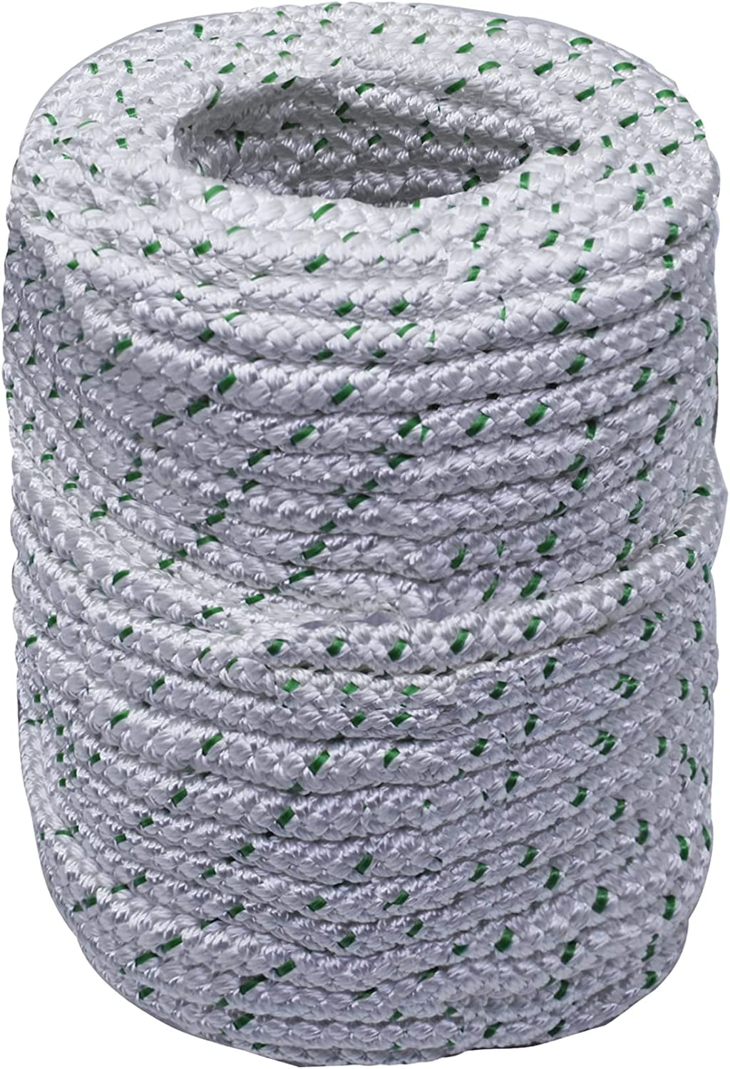 3/8 Inch x 100 Feet Double Braid Polyester Rope 4800Lbs Breaking ...