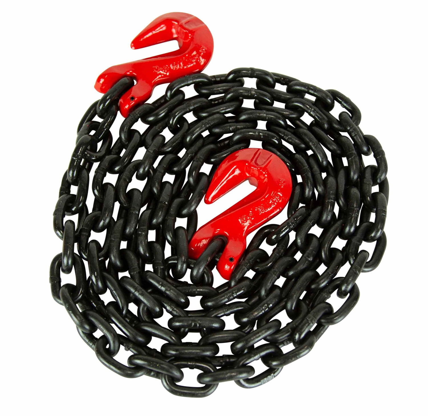 3/8 Inch x 20 FT G80 Black Transport Binder Chain with Clevis Grab ...