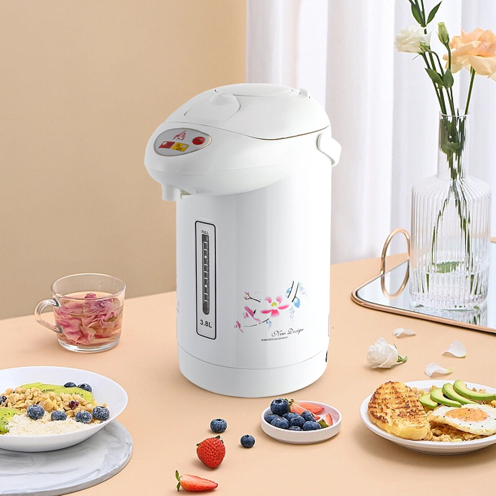 3.8 L Electric Kettle Dual-Pump Hot Water Dispenser Keep Warm Setting ...