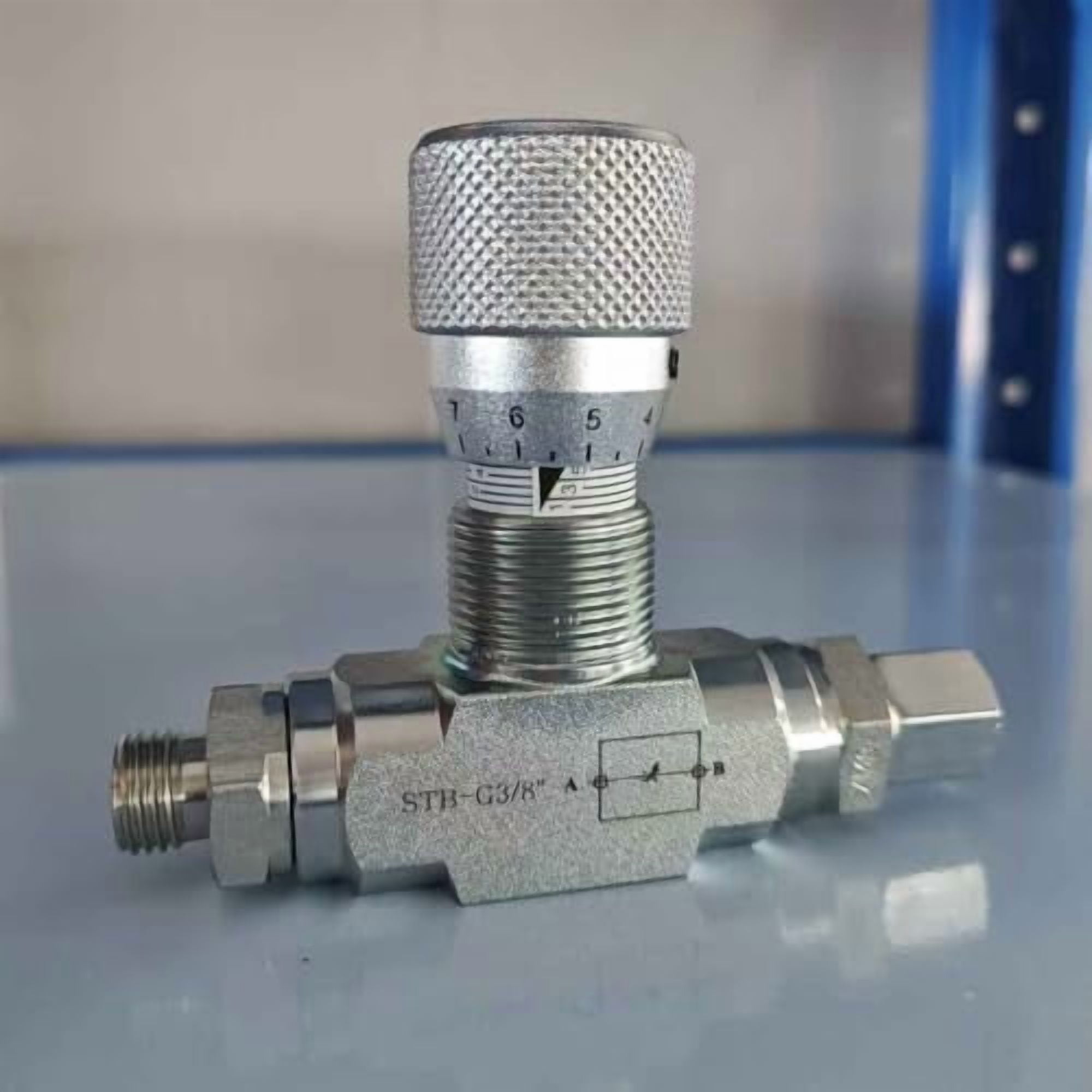 3/8" L08 STB-G3/8 Adjustable Hydraulic Flow Control Valve for ...