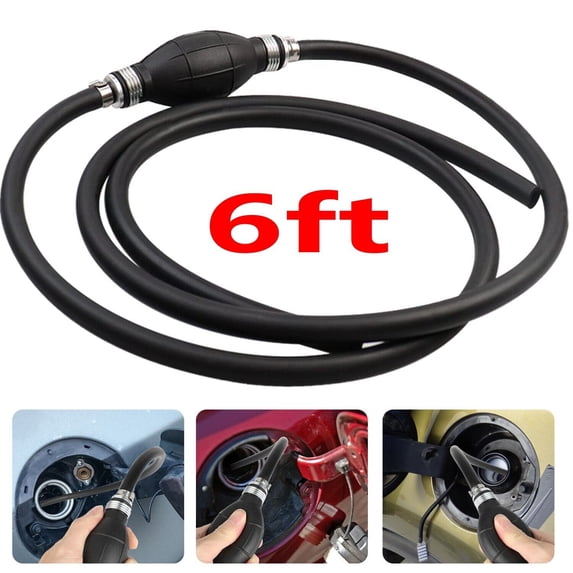 3/8" Marine Outboard Boat Motor Fuel/Gas Hose Line Assembly With Primer ...