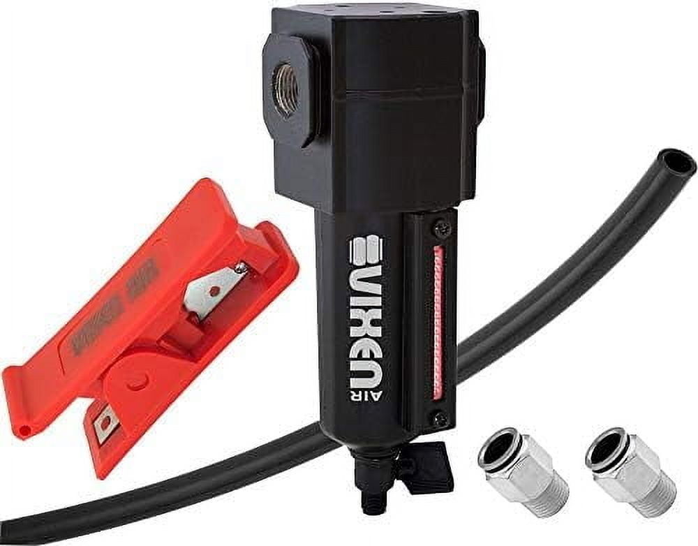 3/8" NPT in-line Aluminum Air Filter (Water Trap/Separator) for Air ...