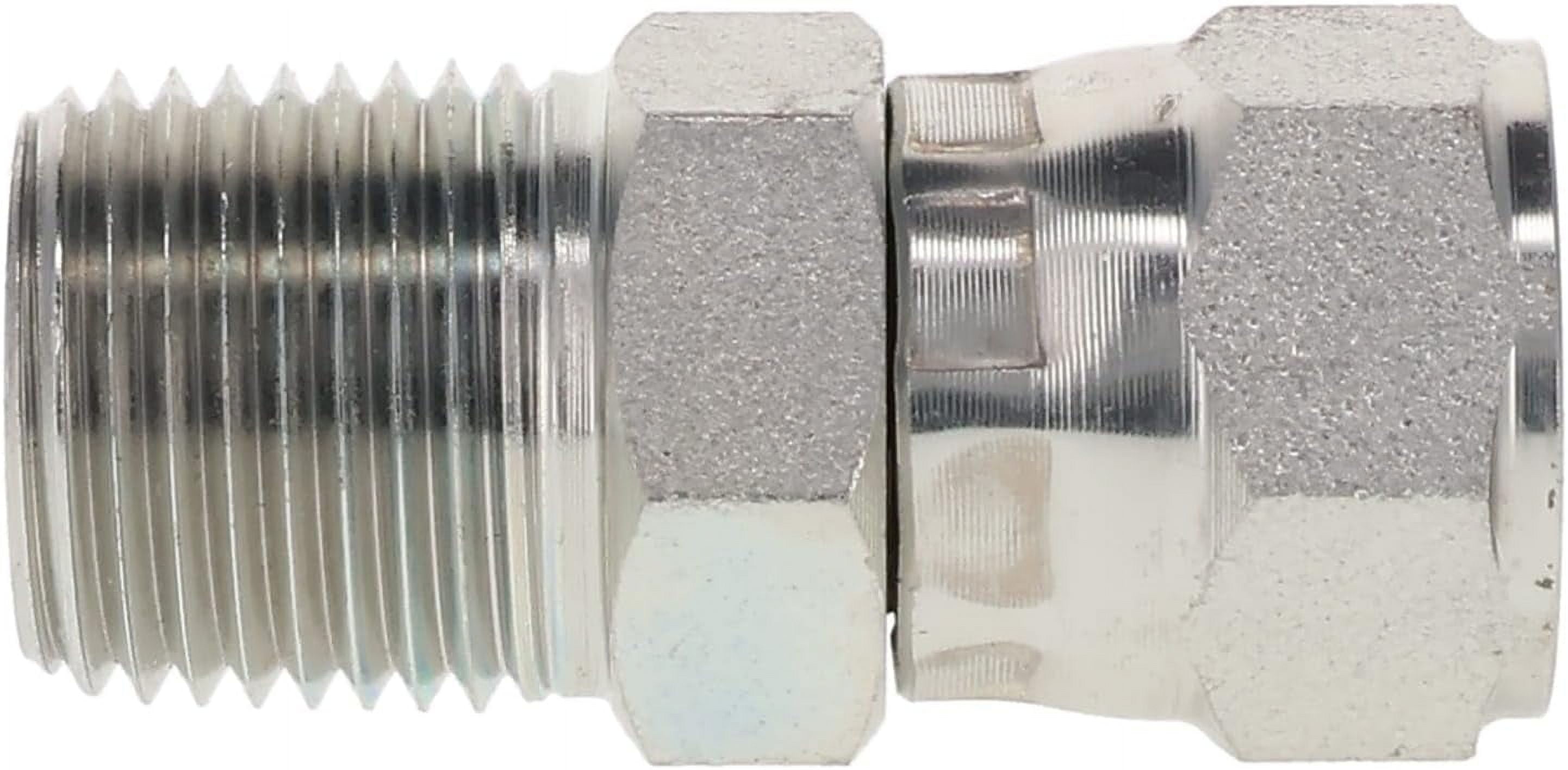 | 3/8" NPTF Male x 3/8" JIC (9/16"-18 thread) Female Swivel | Hydraulic ...