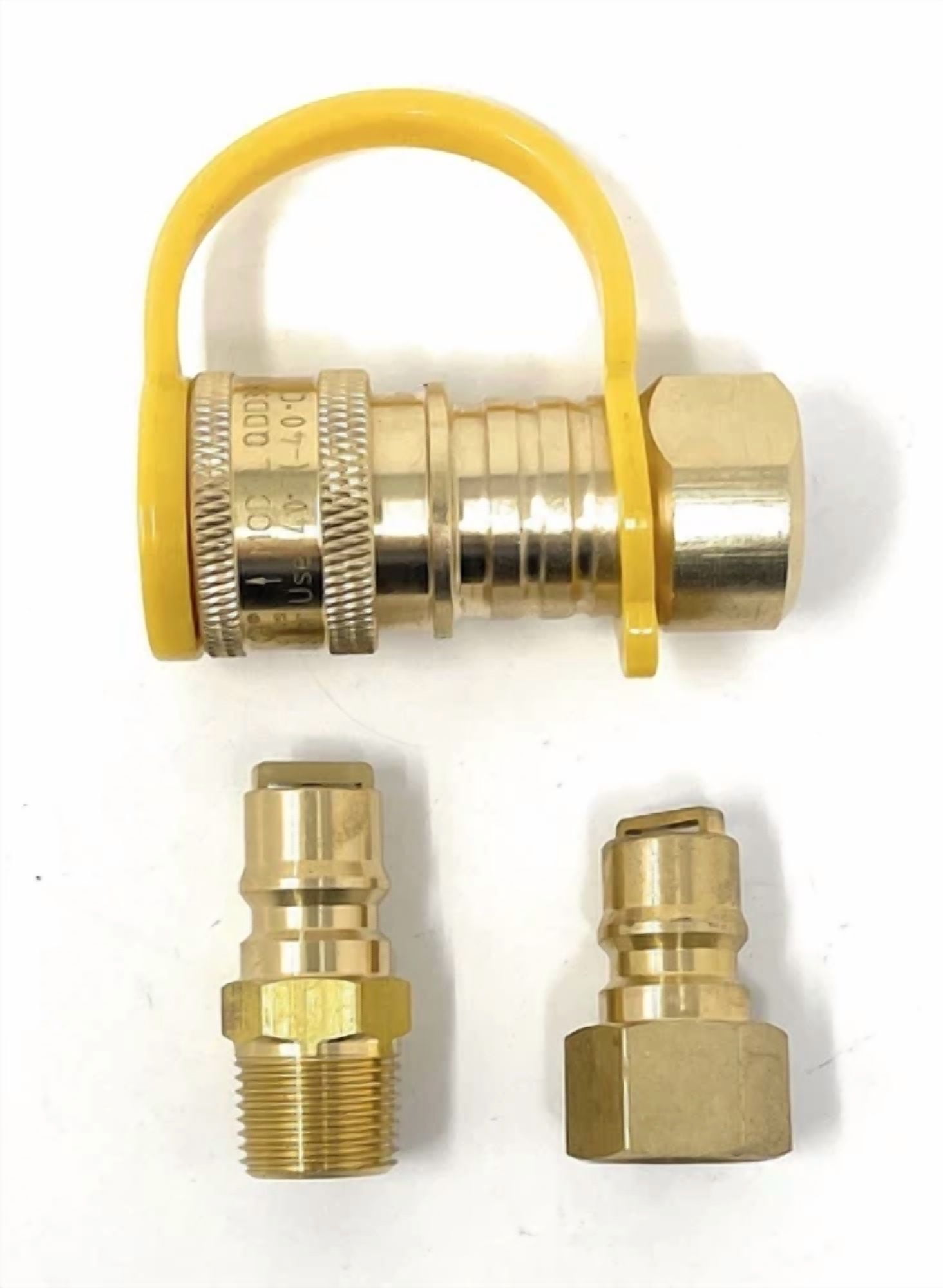 3/8" Natural Gas Quick Connect Fitting Lp Gas Propane Hose Quick ...