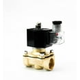 3/8"Normally Closed Brass Electric Solenoid Valve IP65 Waterproof Brass Solenoid Valve With LED ...