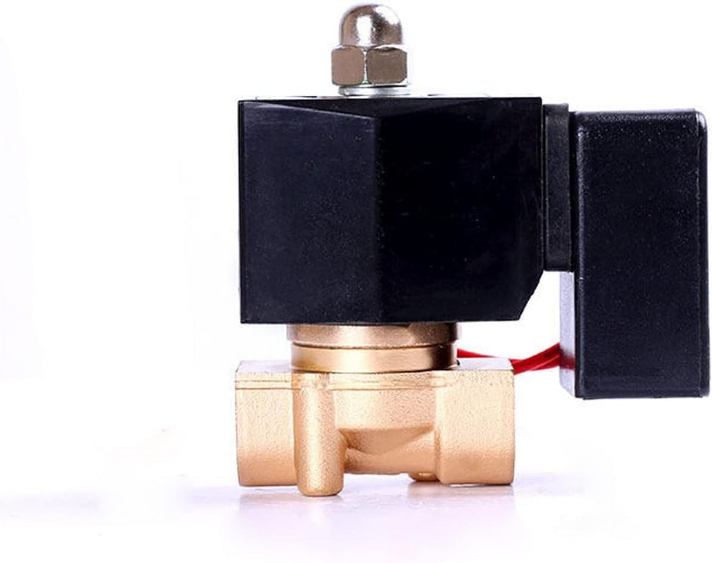 3/8" Normally Closed Brass Solenoid Valve 24 hours Working Non Hot Solenoid Valve 24V 12V 220V ...