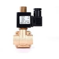 3/8" Normally Open Brass High Pressure 0955 Solenoid Valve 110V 24V 12V 24v - Walmart.com