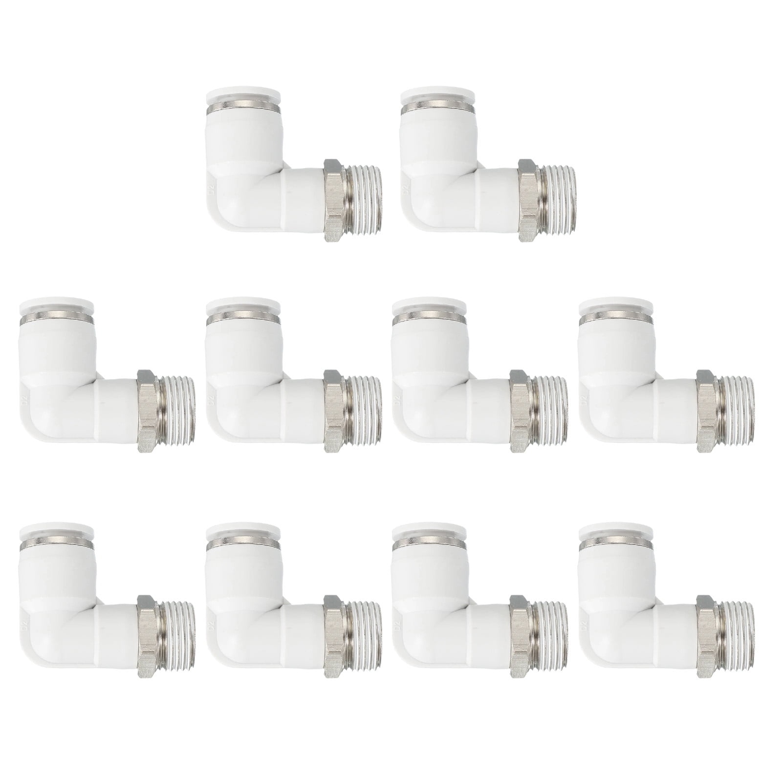 3/8"PT Push to Fitting, 10 Pack 10mm Pneumatic Air Quick Connector Male ...