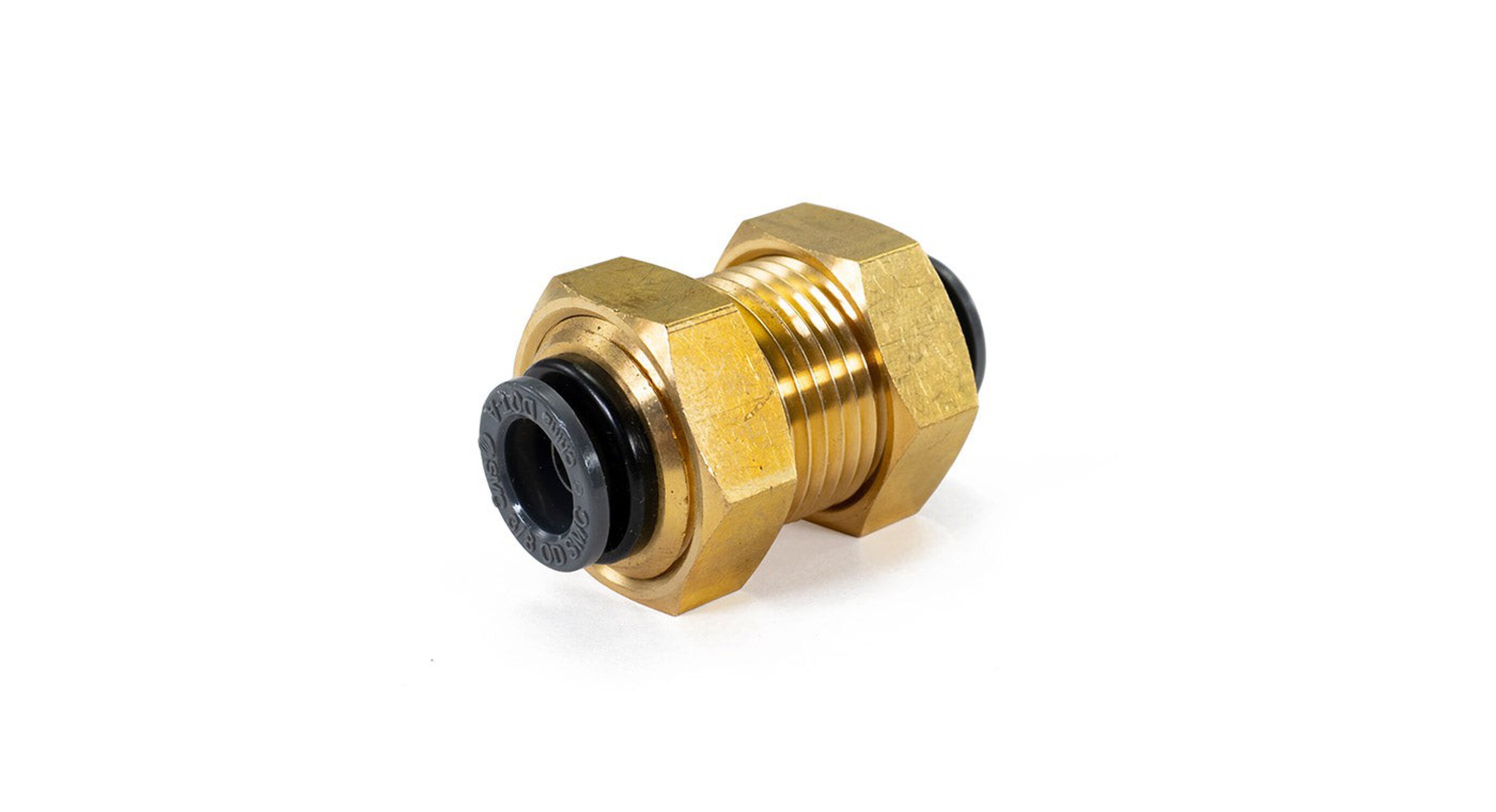 3/8" PTC to 3/8" PTC Bulk Head Fitting - Walmart.com