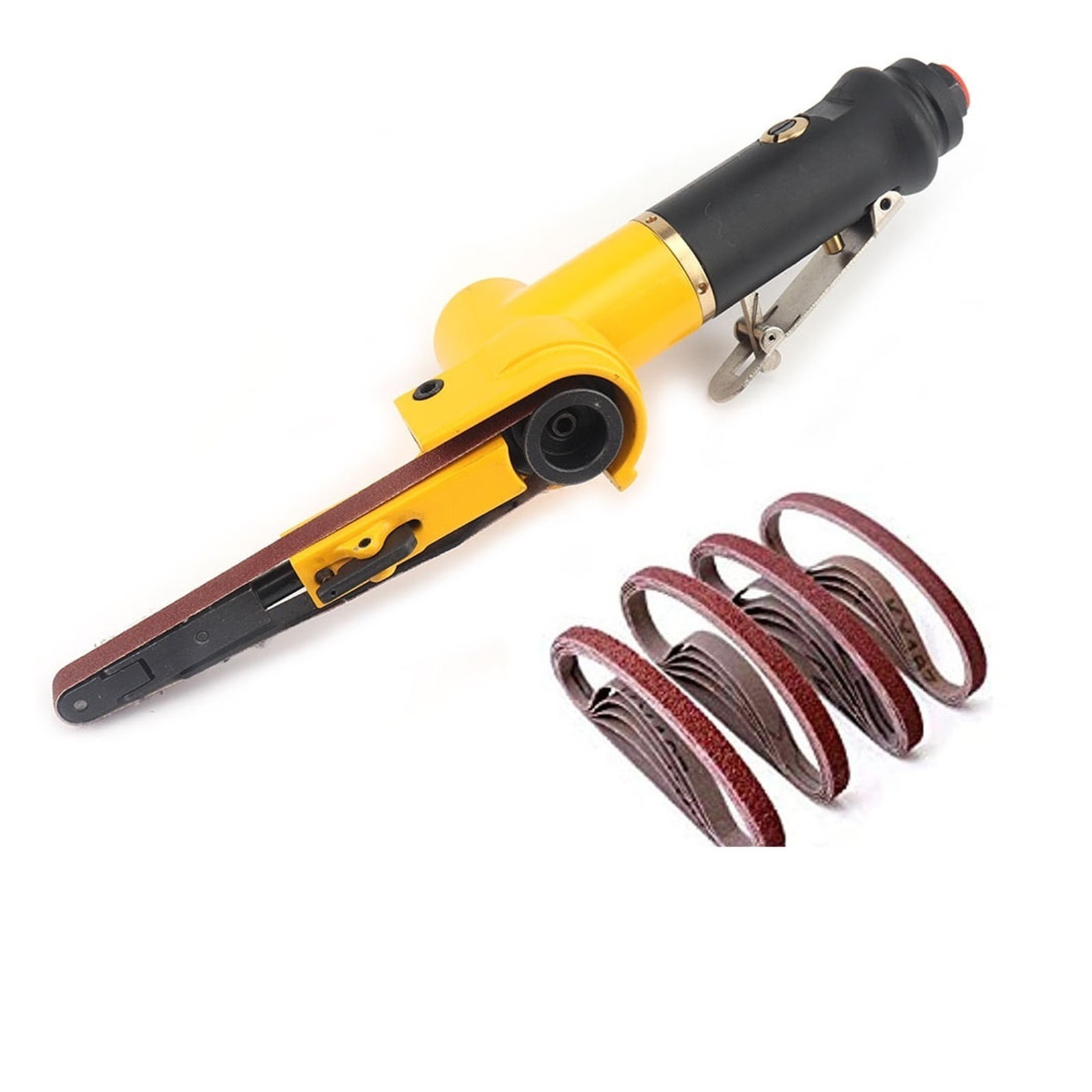 3/8" Pneumatic Sanding Machine Air Belt Sander Polishing Tools With ...