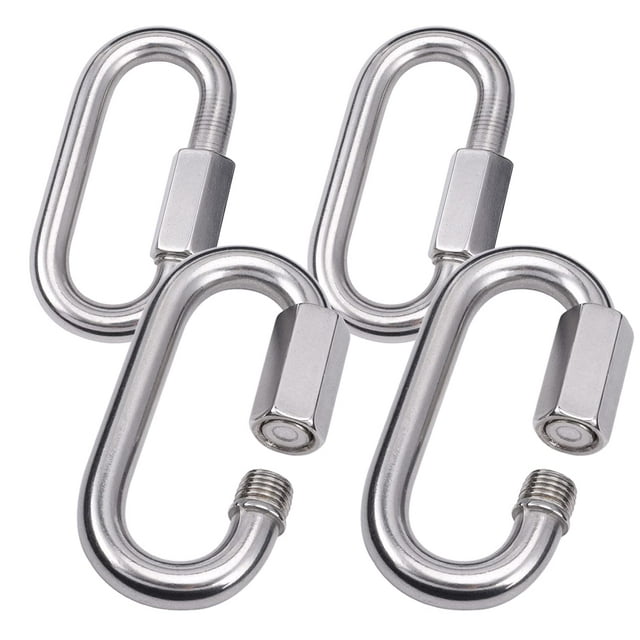 3/8" Quick Links,4 Packs 304 Stainless Steel Chain Links Connector,M10 ...