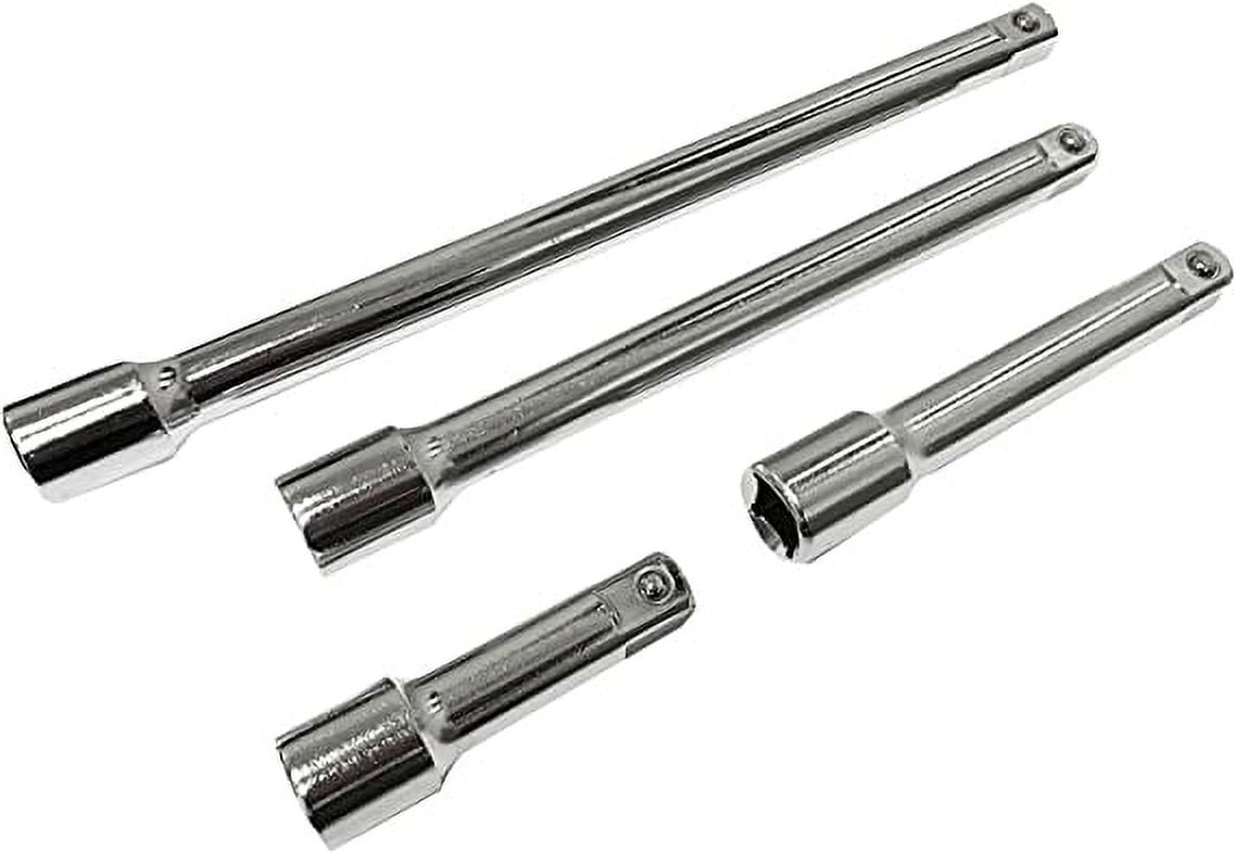 3/8" Ratchet Socket Extension Set (Chrome Plated) - Walmart.com