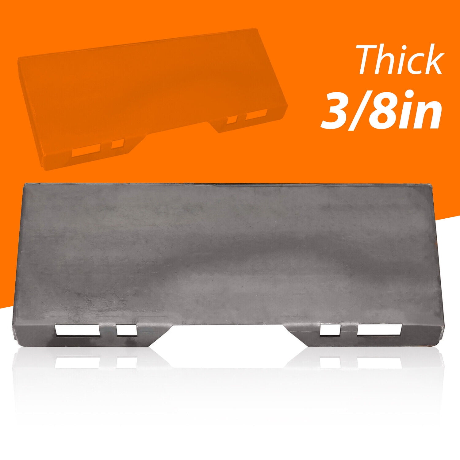 3/8" Skid Steer Mount Plate Adapter Loader Quick Attachment For Bobcat ...